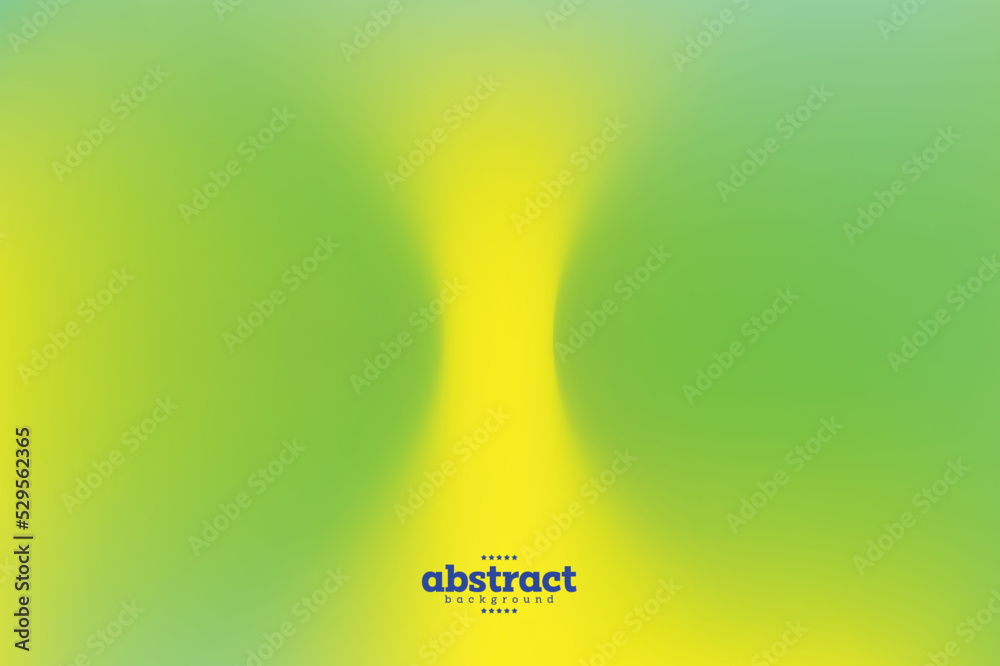 liquid theme with curve in gradient green and lemon yellow biology ...