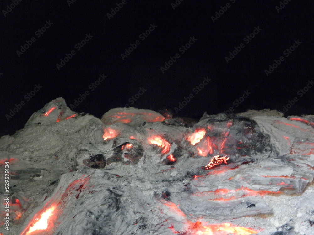 Taiwanese tradition. Burning gold paper. Bless the gods with peace ...