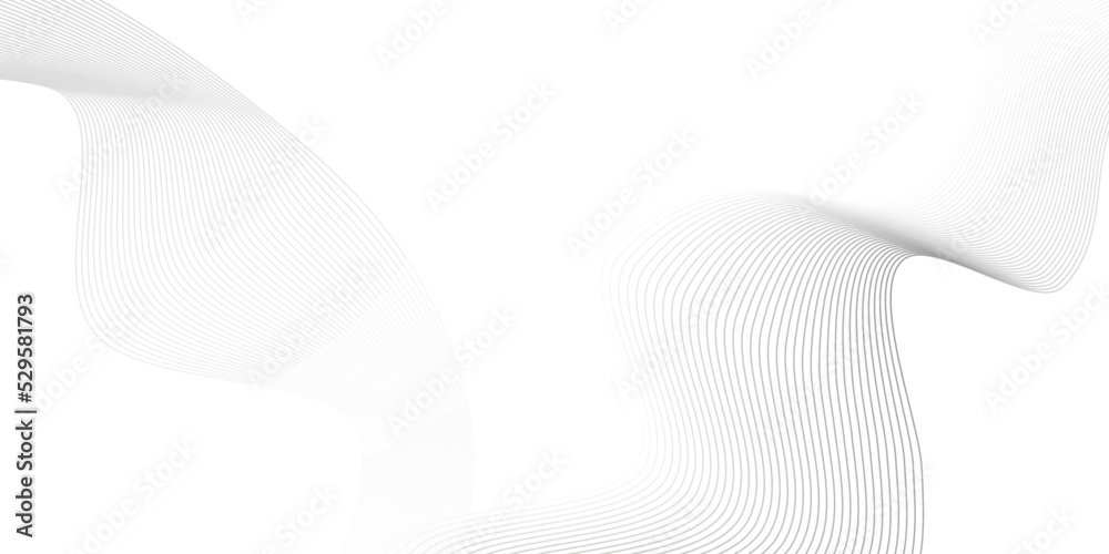 Abstract white paper wave background and abstract gradiant and white wave curve lines banner ...