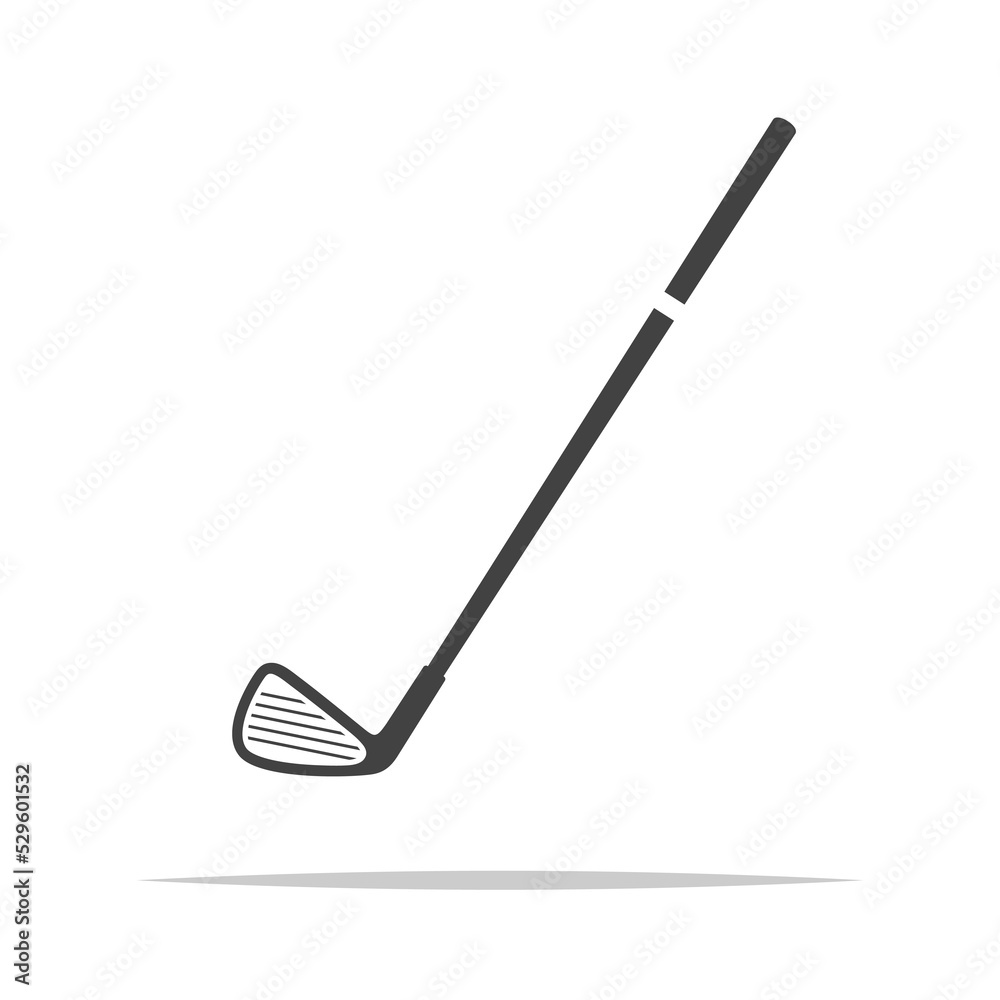 Golf club icon transparent vector isolated Stock Vector | Adobe Stock