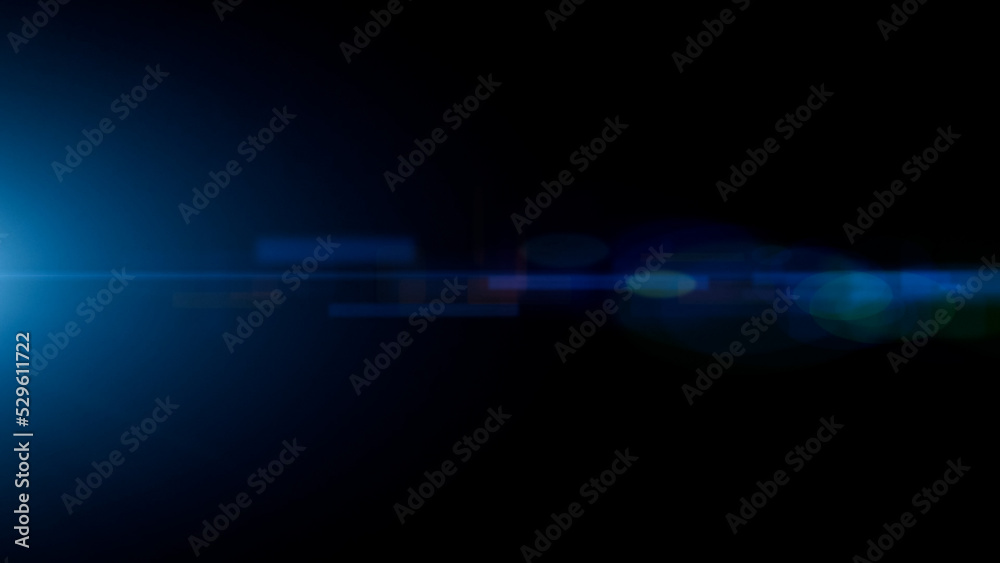 Anamorphic Light Leak Master Prime Lens Flares Glowing isolated on a ...