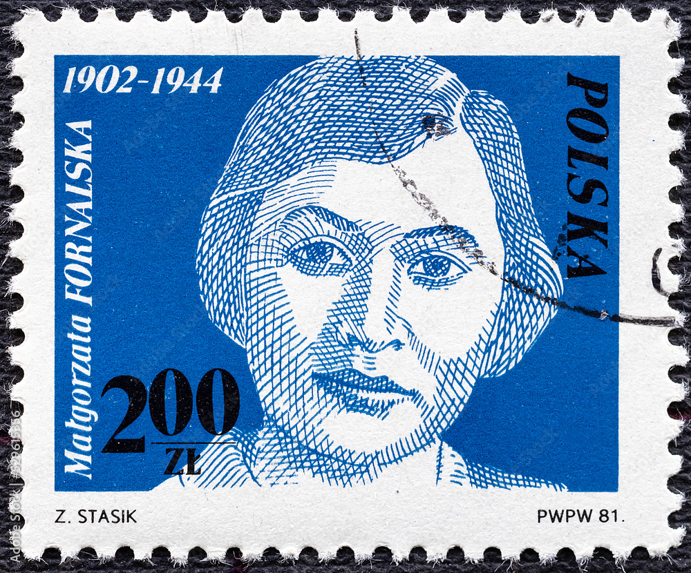POLAND-CIRCA 1981 : A post stamp printed in Poland showing he portrait ...