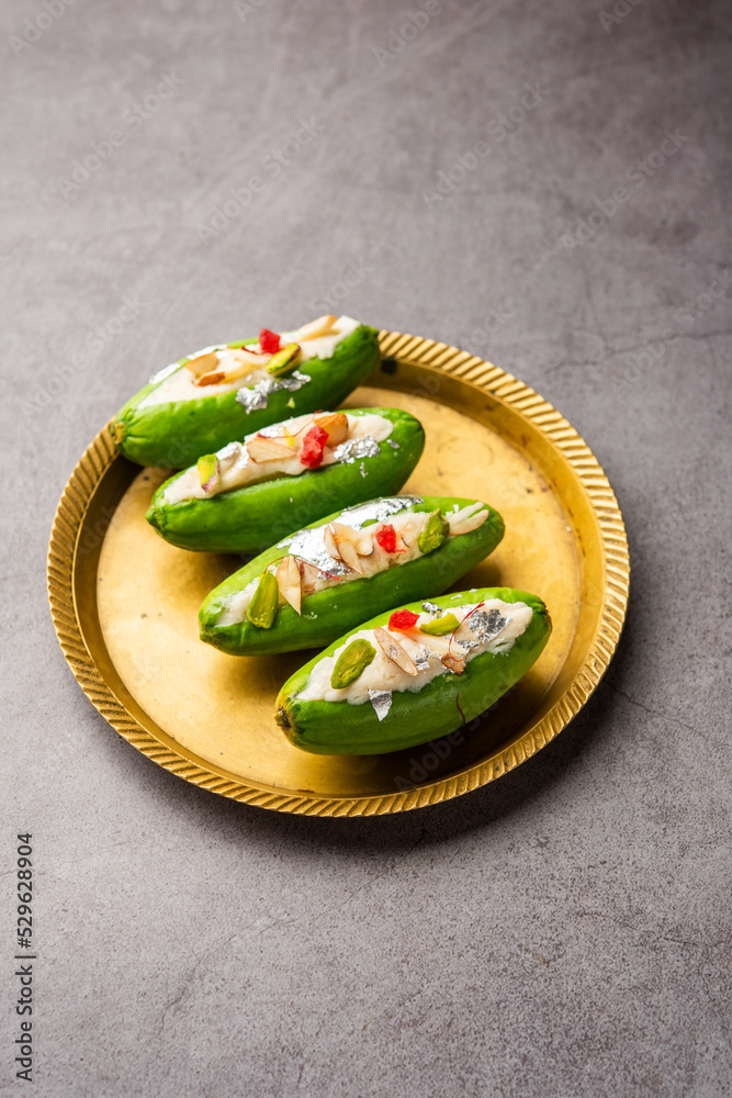 Parwal Mithai is a popular North Indian sweet called Parval Pak, made ...