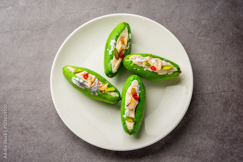 Parwal Mithai is a popular North Indian sweet called Parval Pak, made ...