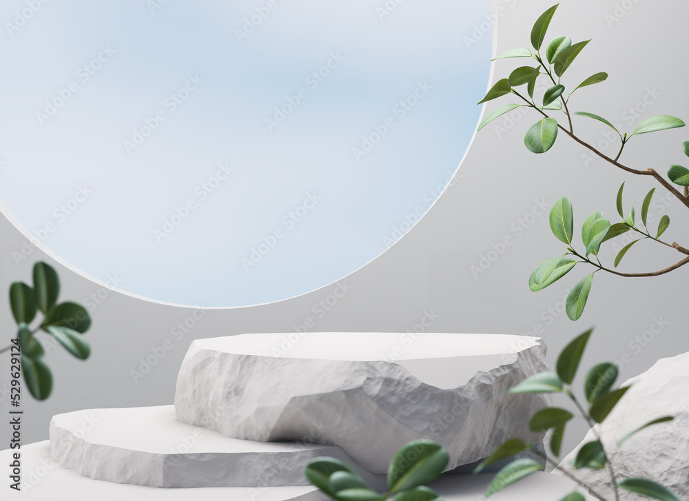 Abstract background Scene for cosmetic Product and Package Presentation ...