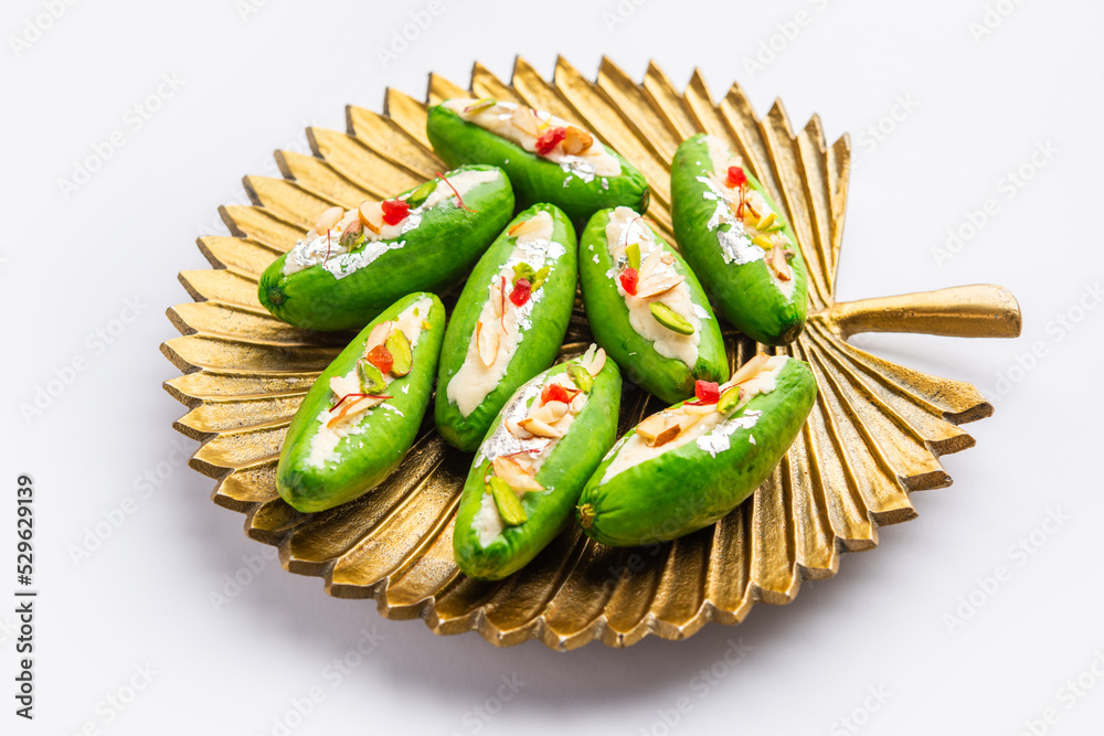 Parwal Mithai is a popular North Indian sweet called Parval Pak, made ...