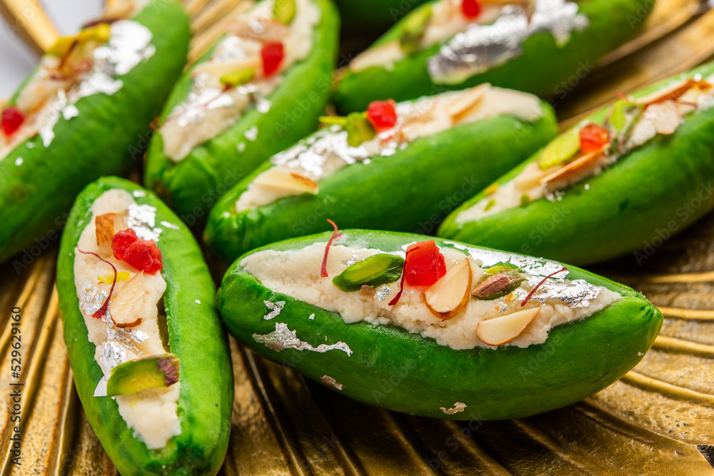 Parwal Mithai is a popular North Indian sweet called Parval Pak, made ...