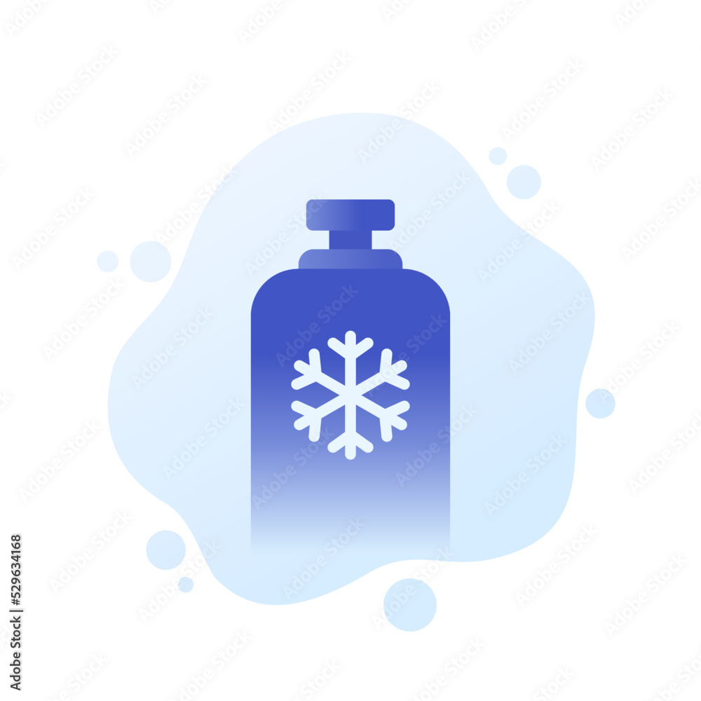 freon, refrigerant gas tank vector illustration Stock Vector | Adobe Stock