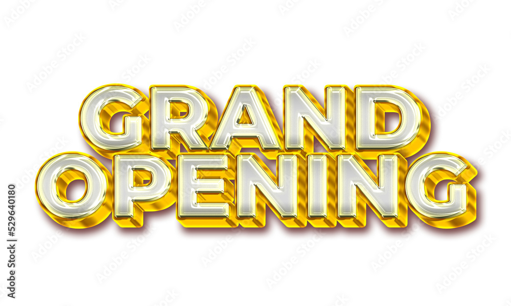 Grand Opening text on transparent background Stock Illustration | Adobe ...