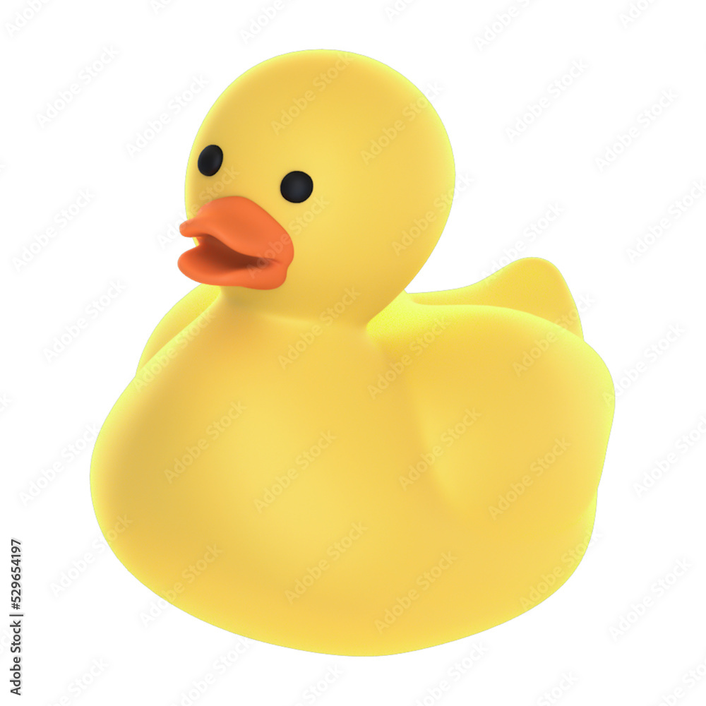 3d floating element duck icon, 3d render, transparent background, cute ...