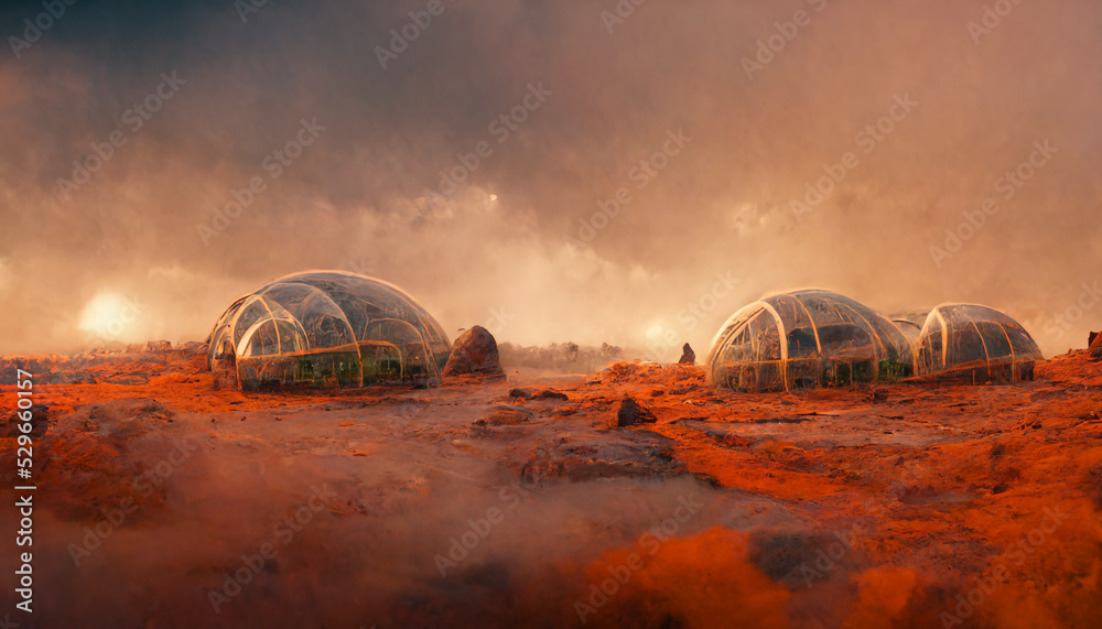 Biodome Mars Colony