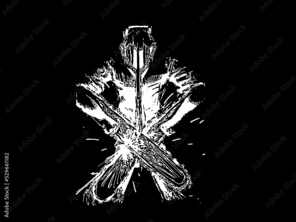 abstract man vector de Stock | Adobe Stock