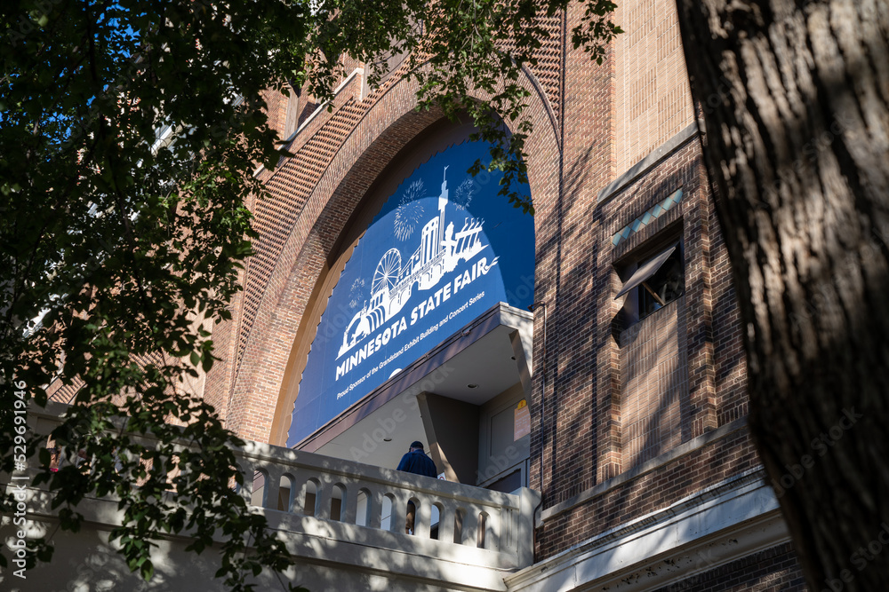 St. Paul, Minnesota - September 3, 2022: Logo and sign for the ...