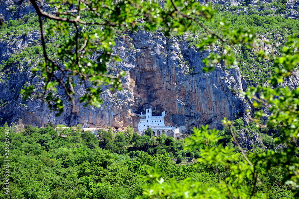Montenegro:Ostrog Monastery is a monastery of the Serbian Orthodox ...