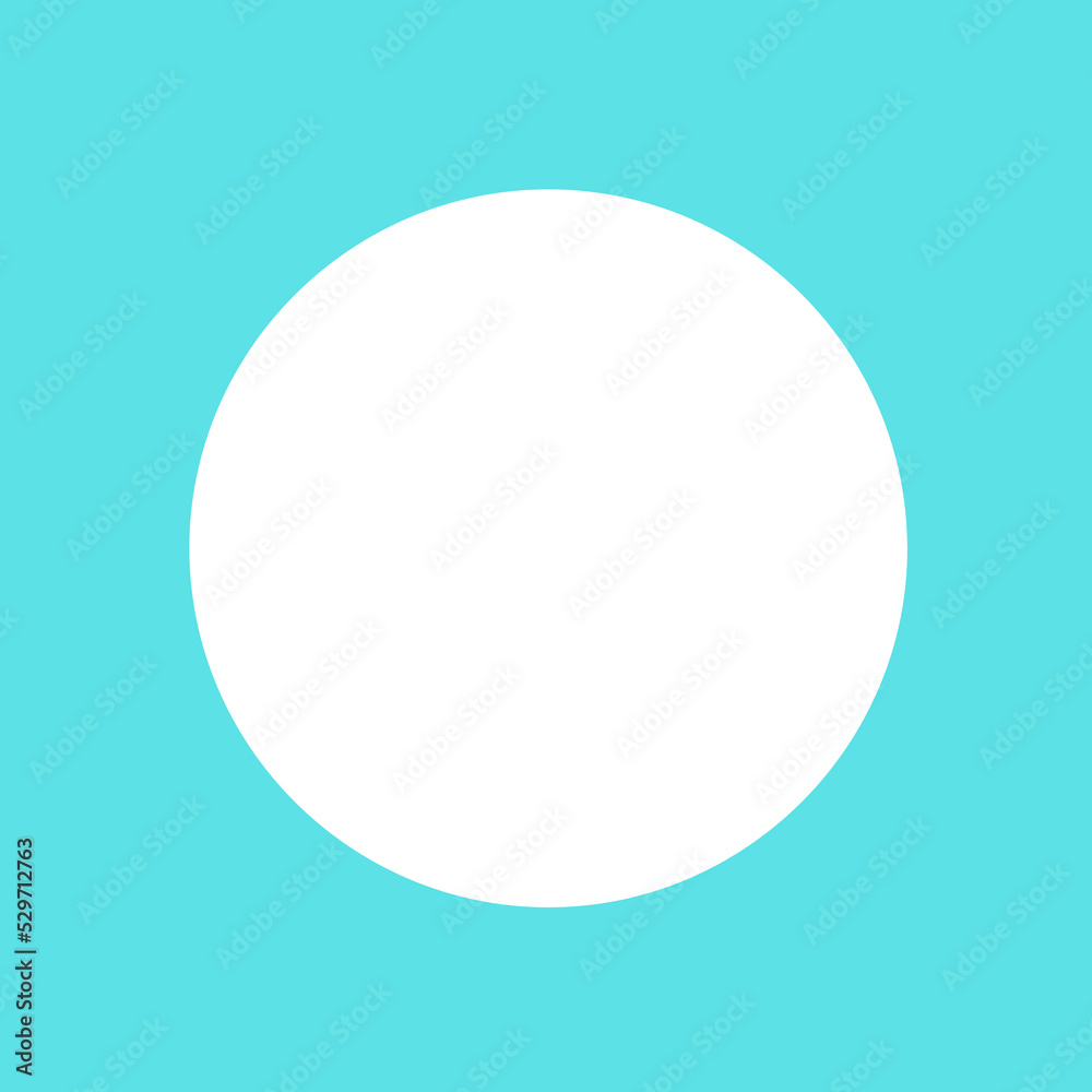 Very simple round border frame background Stock Illustration | Adobe Stock