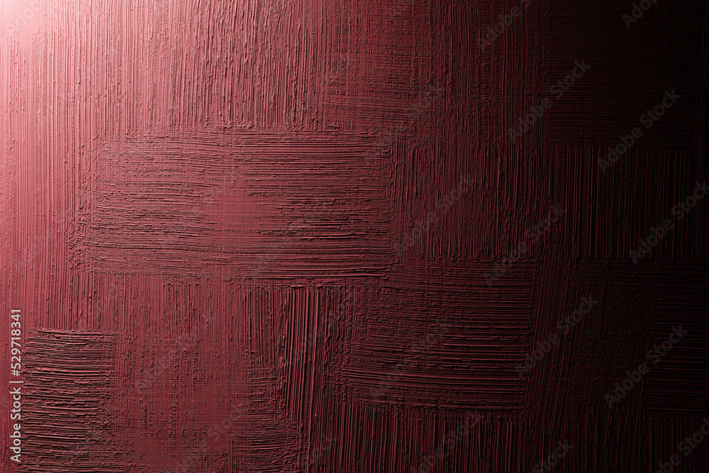 Red plaster gradient background. Wallpaper stucco Stock Photo | Adobe Stock