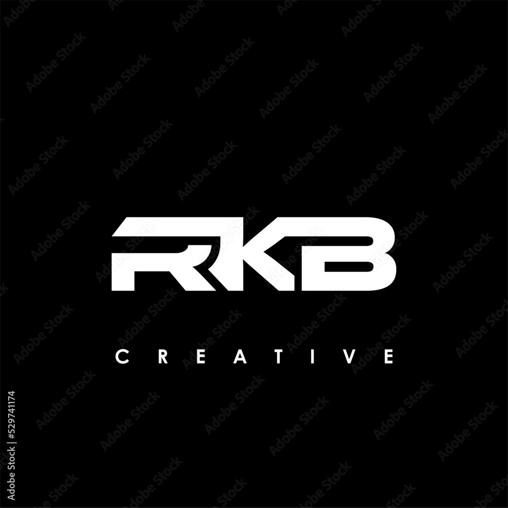 RKB Letter Initial Logo Design Template Vector Illustration Stock ...