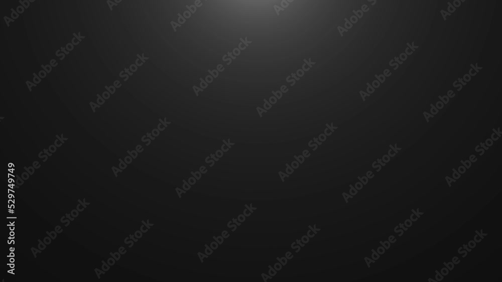 Optical Lens flare effect, 4K on black background. Top left corner ...