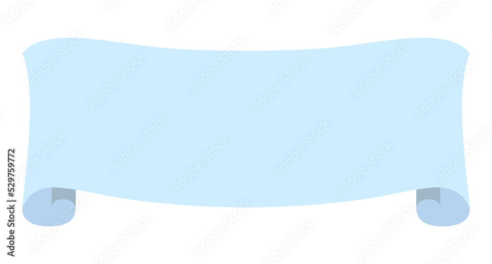 Ribbon signage for lettering and text, greetings and invitations, flat ...