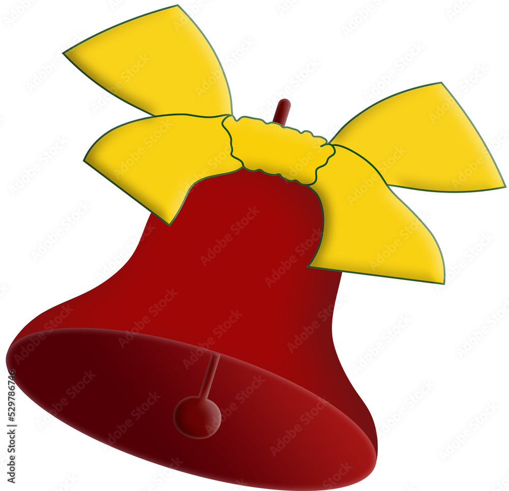 Christmas Santa bell isolated picto png with transparent background ...