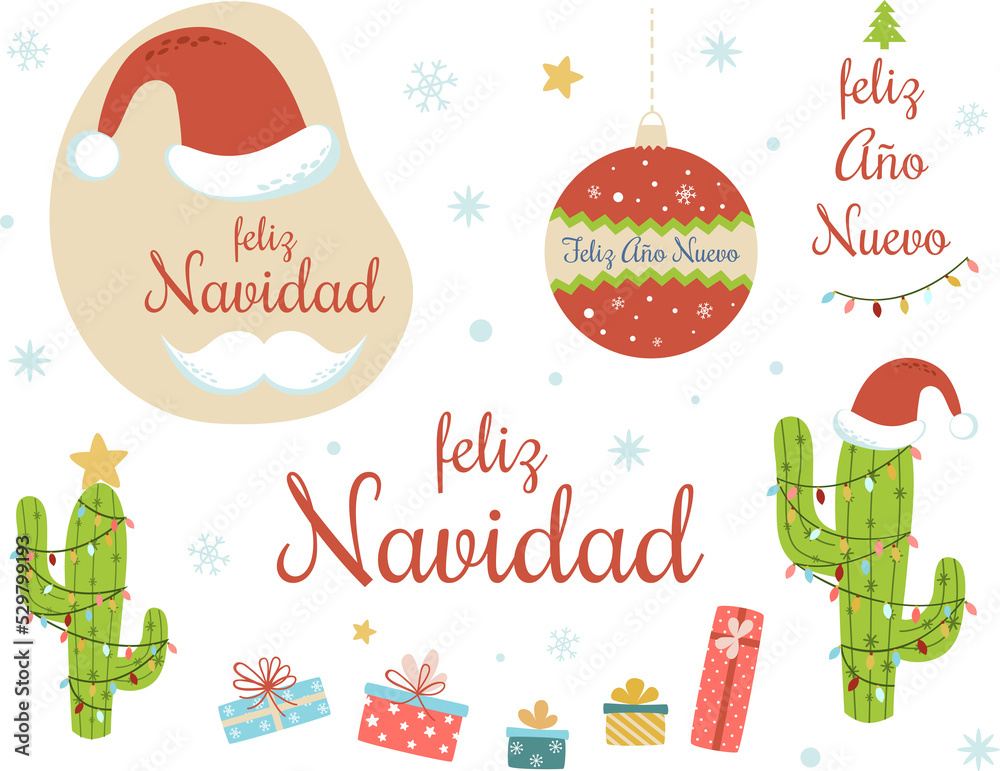 PNG, transparent, Spanish Mexican Christmas clip art collection Hand ...