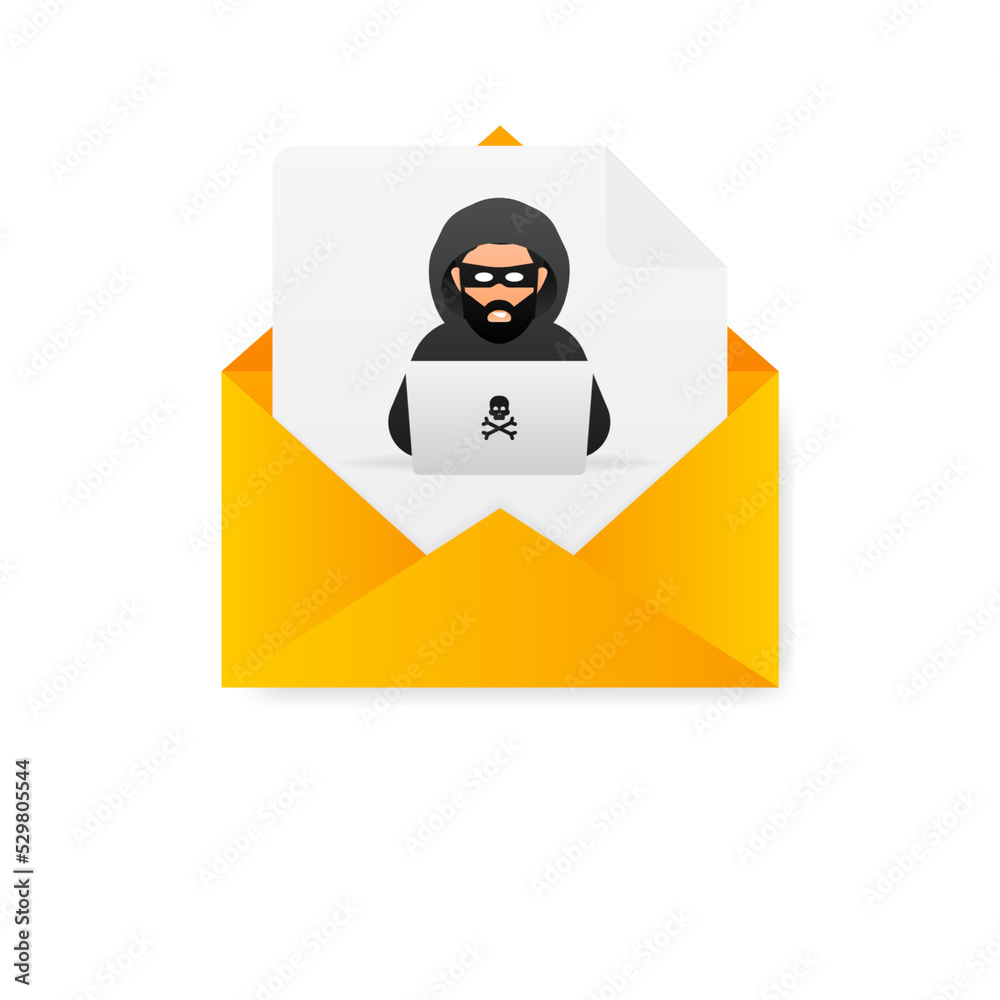 Hacked, great design for any purposes. Internet technology. Cyber crime ...