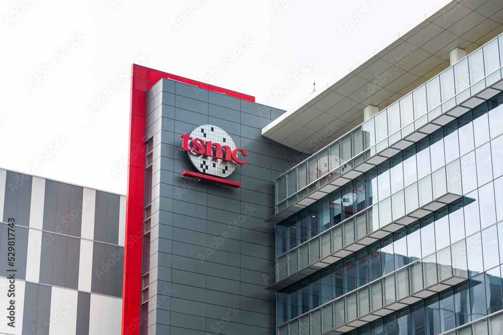 Tainan, Taiwan- September 30, 2021: Taiwan Semiconductor Manufacturing ...