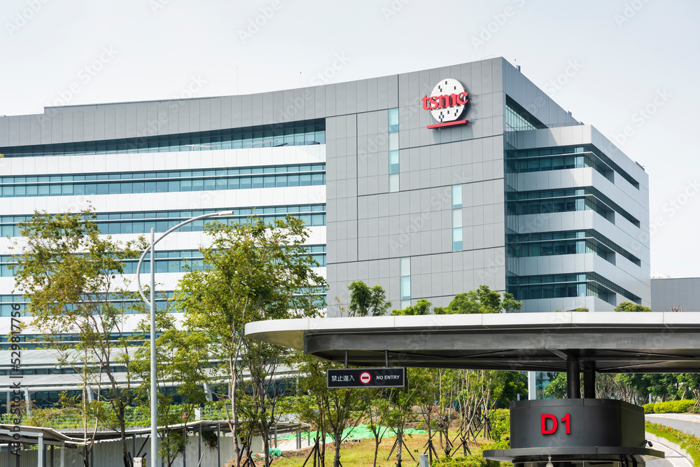 Tainan, Taiwan- September 30, 2021: Taiwan Semiconductor Manufacturing ...