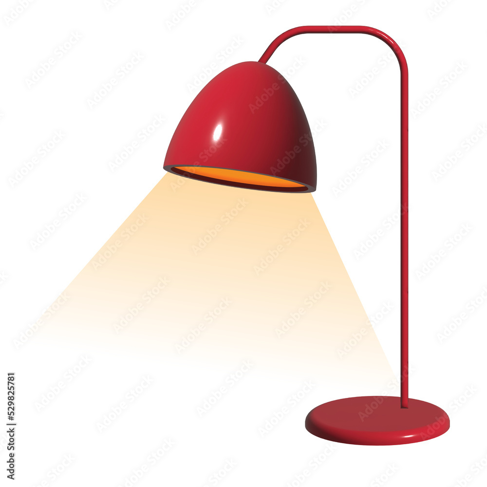 Read Desk in interior decoration or turn on the light to reading a book ...