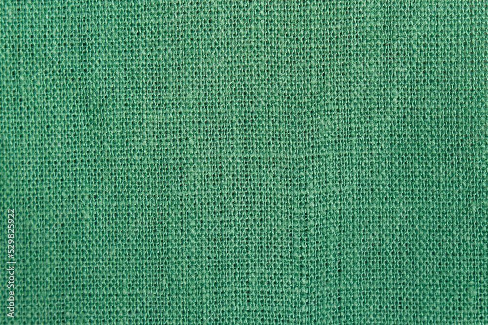 natural green linen fabric texture as an eco friendly background Stock ...