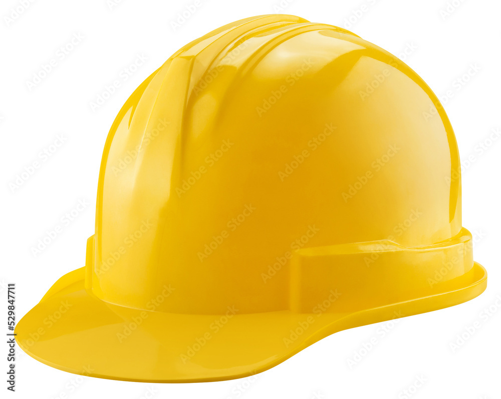 yellow safety helmet png file for construction builder Stock ...