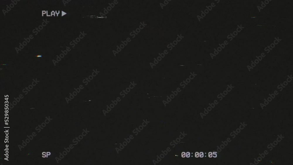 Retro vintage background. VHS defects, artifacts and noise. Glitches of ...