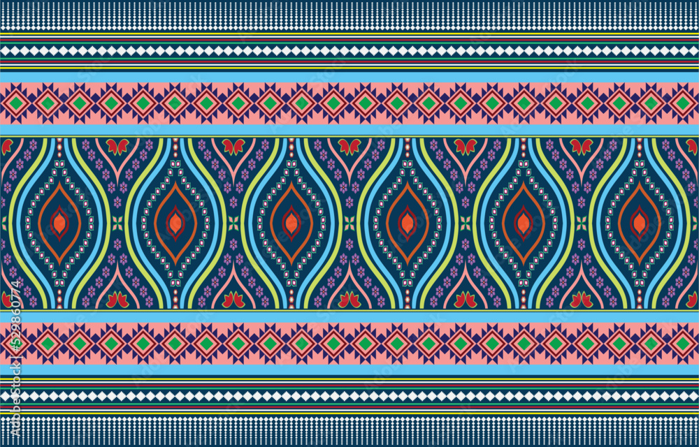 Gypsy pattern tribal ethnic motifs geometric seamless background ...