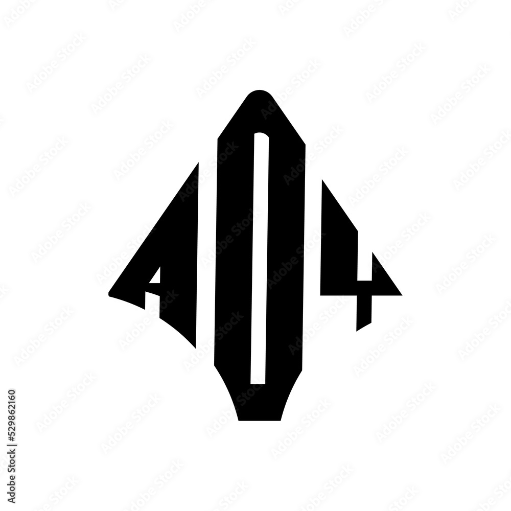 ADY letter logo design. ADY modern letter logo with black background ...