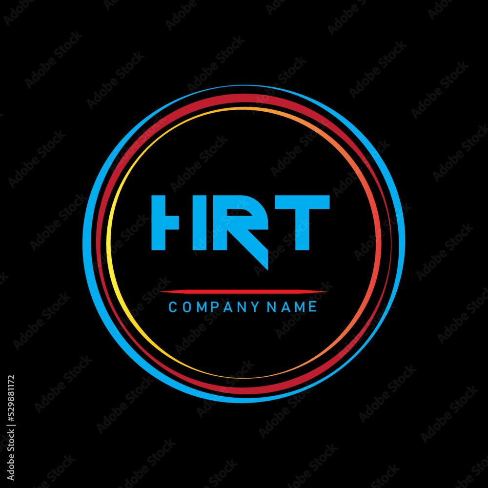 HRT design.HRT letter logo vector.HRT letter monogram logo design ...