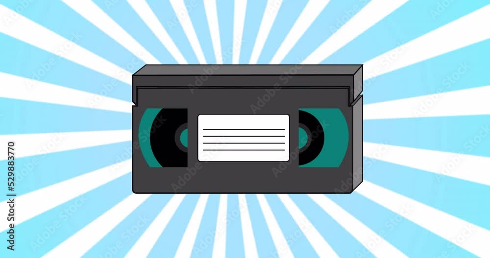 Animation motion loop design of an old retro hipster film video ...
