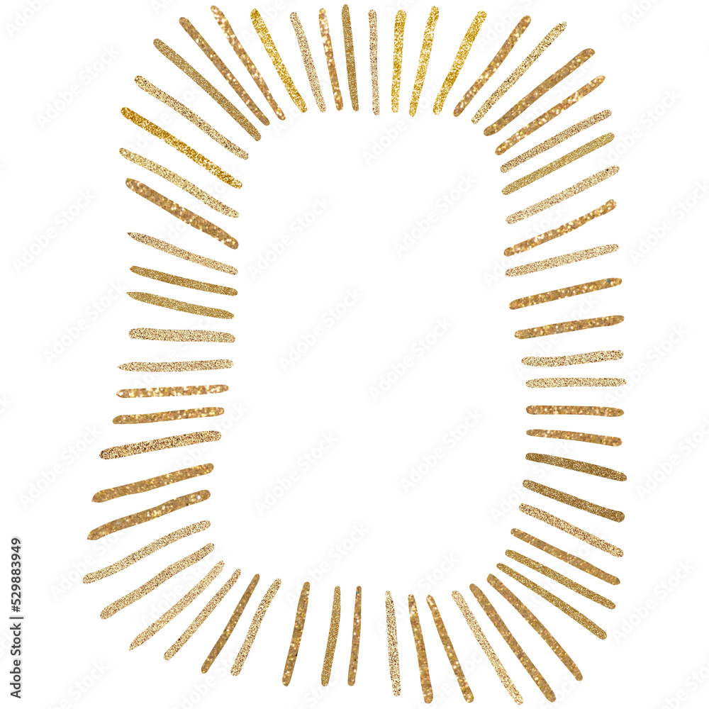 Glitter abstract modern geometric shape for design. Transparent PNG ...