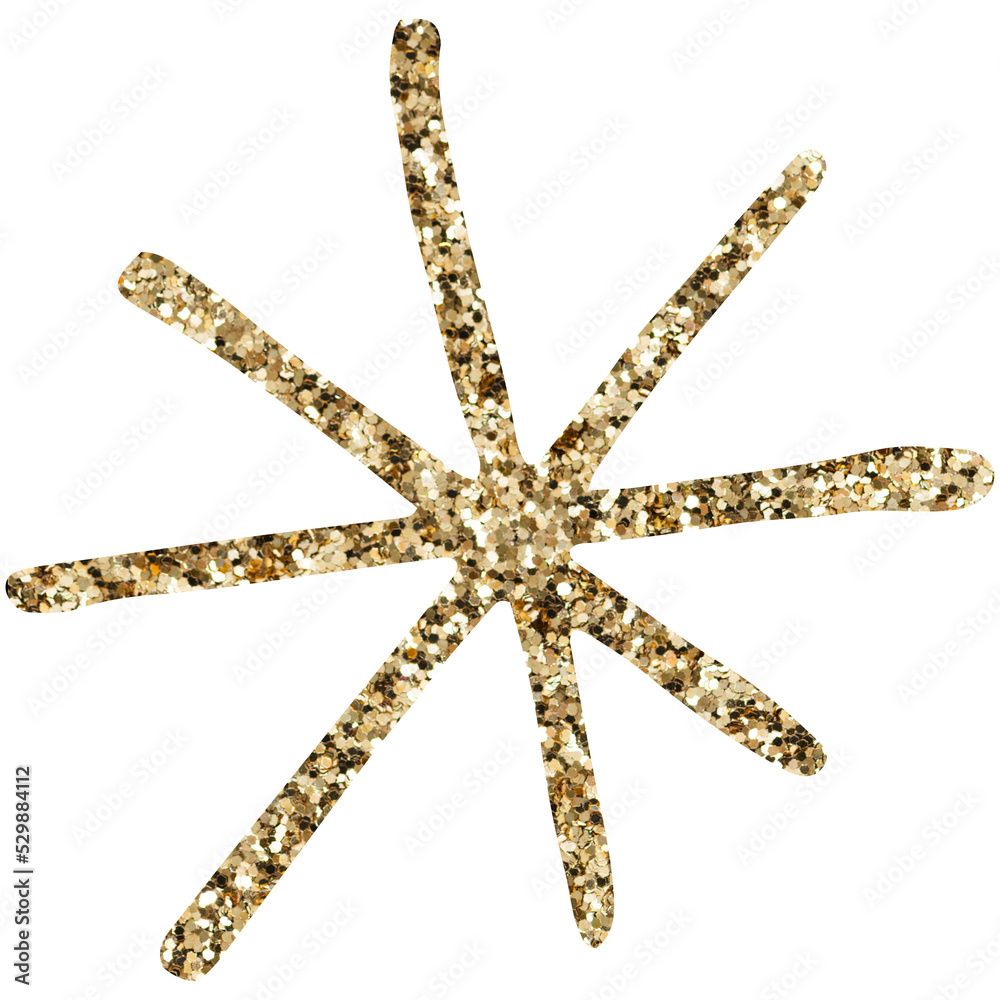 Glitter abstract modern geometric shape for design. Transparent PNG ...