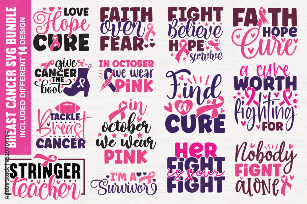 breast cancer svg bundle,breast cancer svg design bundle,cricut design ...