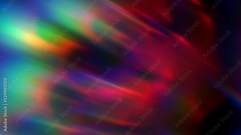 4k animated background simulating the colors of light passing through a ...