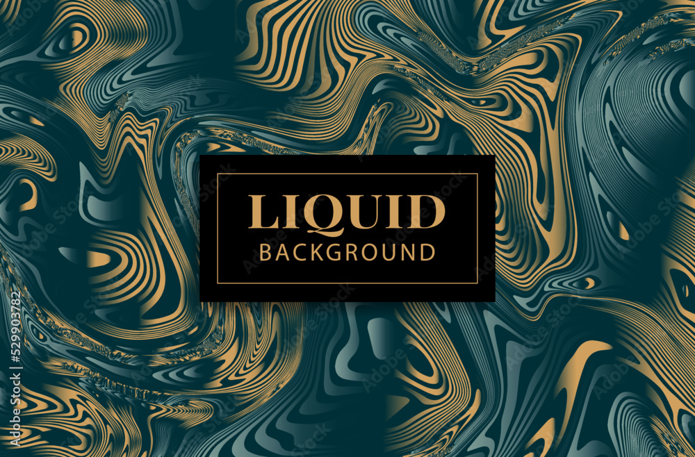 Liquid background with Wave color Liquid shape and holographic ...