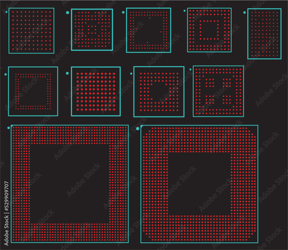 A footprint for mounting an electronic component on a printed circuit ...