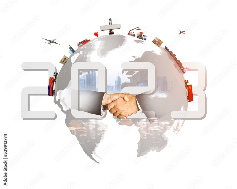 2023 year as new of logistics ,The world logistics , with logistic ...