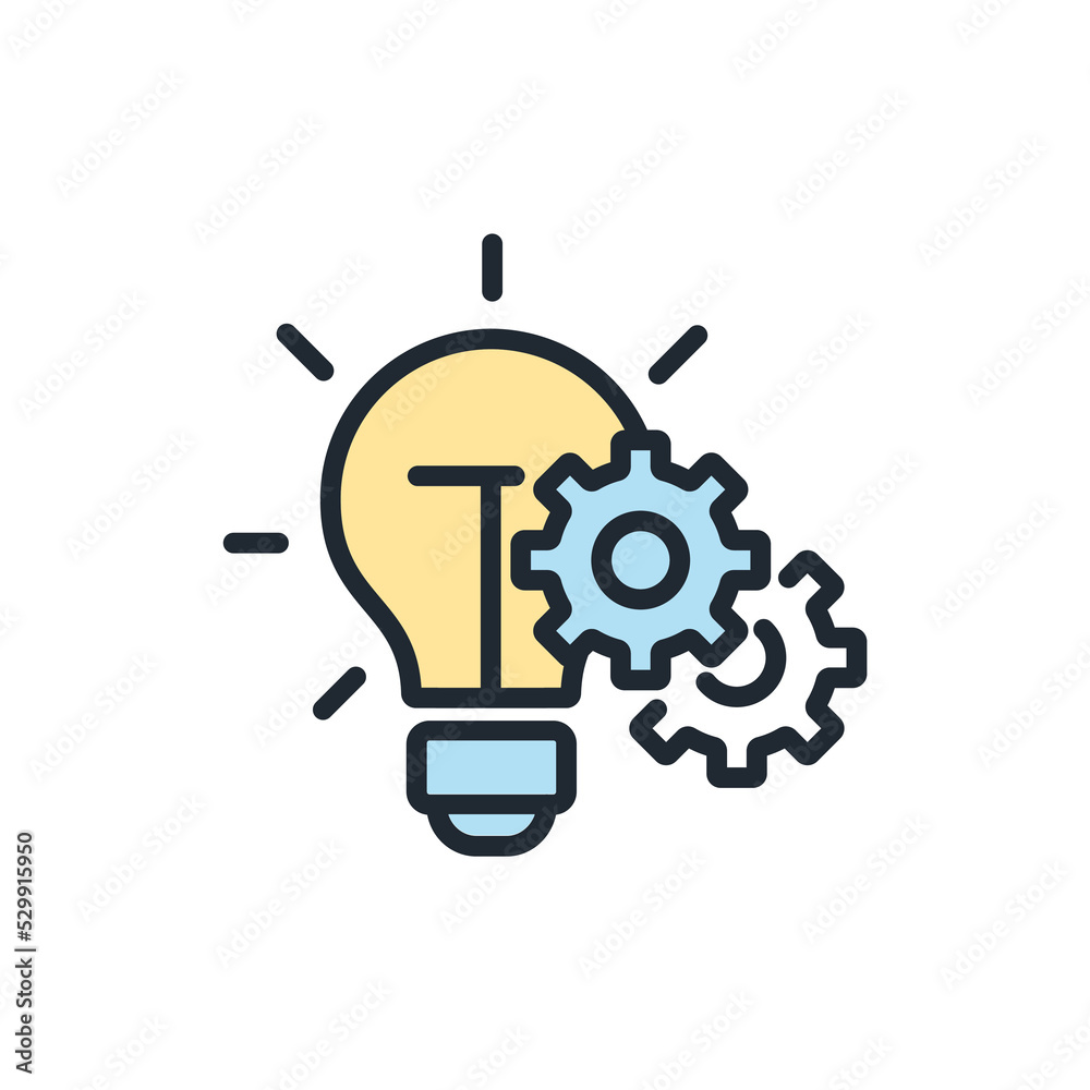 innovation icons symbol vector elements for infographic web Stock Vector | Adobe Stock