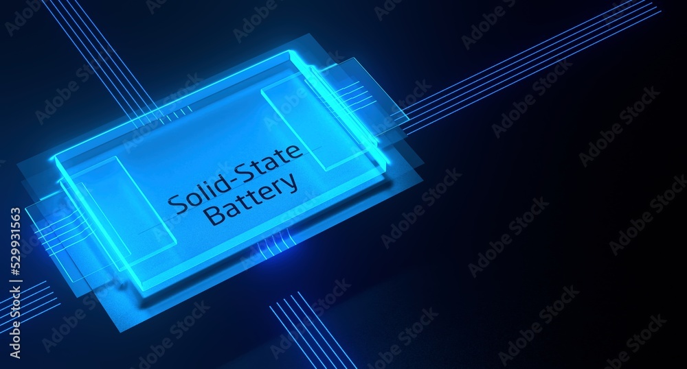 Solid State Battery EV Electric Vehicle Energy Technology Lidar Stock ...