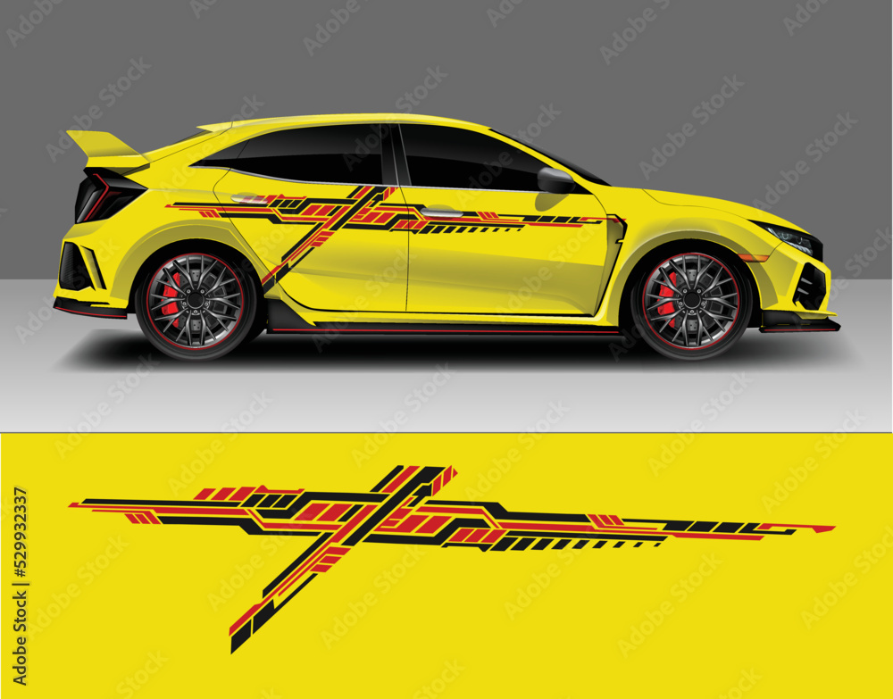 Vinyl sticker Decals set for Car truck mini bus modify Motorcycle ...