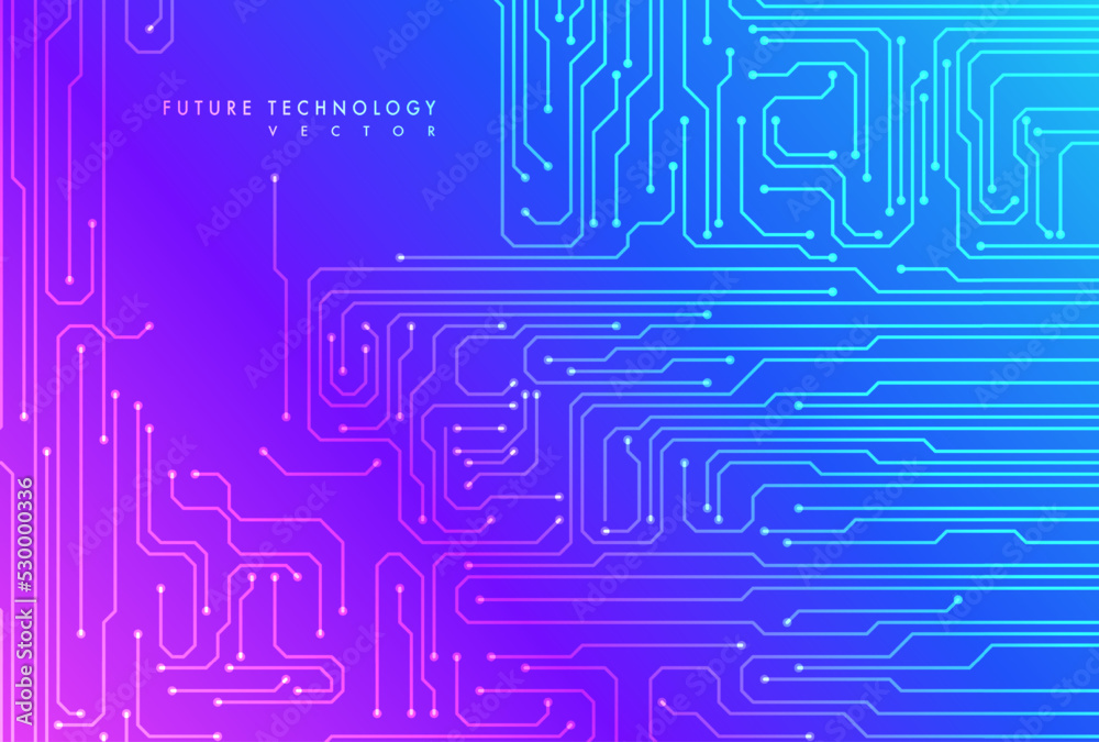 Digital technology background Stock Vector | Adobe Stock