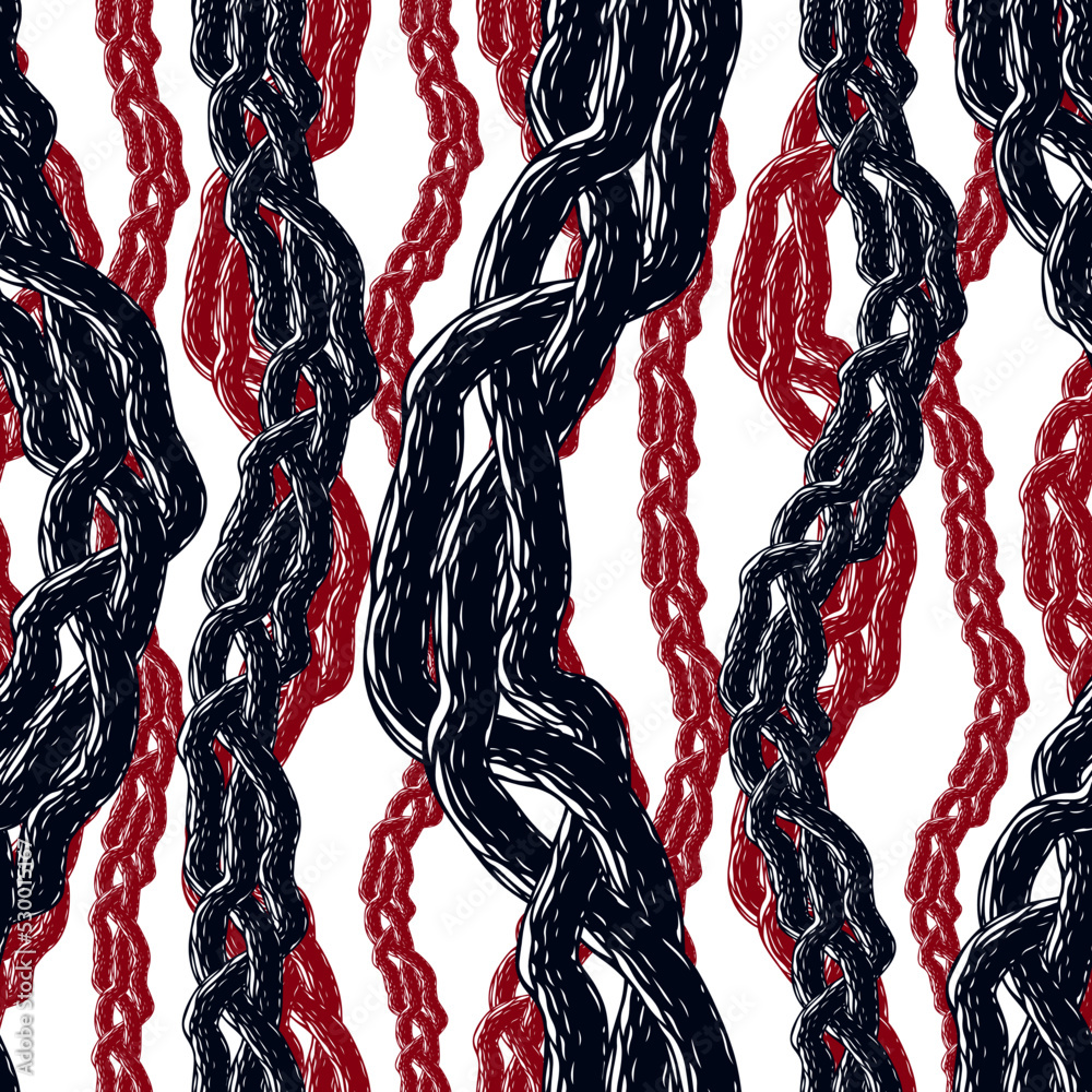 Disgusting horror art and nightmare seamless pattern, vector background ...