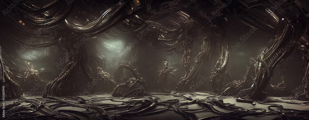 Extraterrestrial alien spaceship xenomorphs of extraterrestrial origin ...