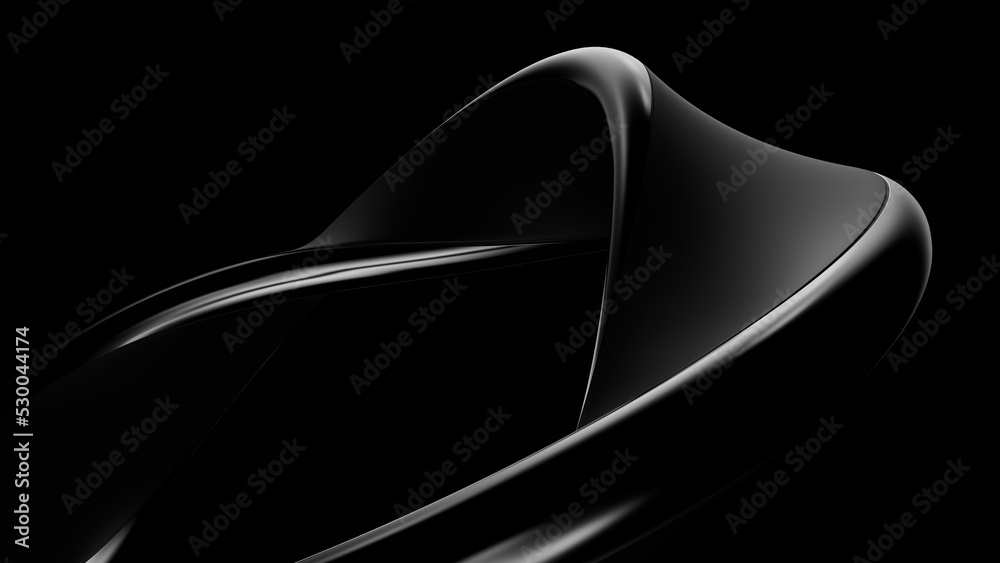 Abstract black background Illustration. 3d rendering Stock Illustration ...